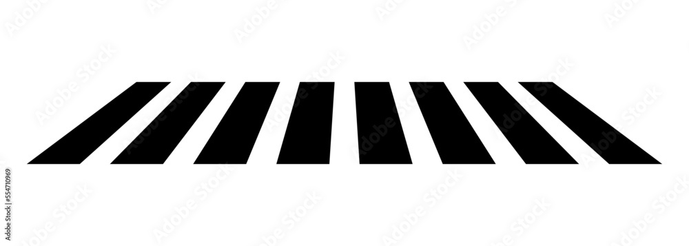 Crosswalk icon. Pedestrian crossing icon. Zebra crossing. Vector ...