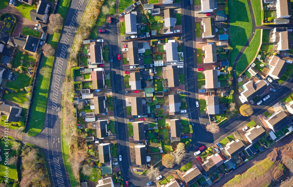 New housing development building houses for increased demand in rural ...