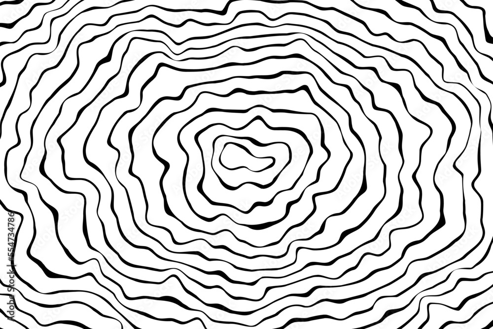 Simple wavy abstract background. Vector illustration of lines with ...