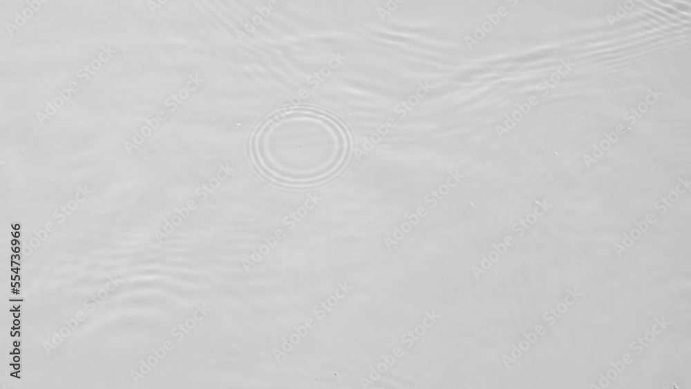 Close up view on Water texture with waves on the water overlay effect for video mockup. Organic ...