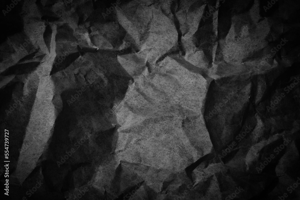 dark paper texture. minimalist and elegant crumple paper. simple dark ...