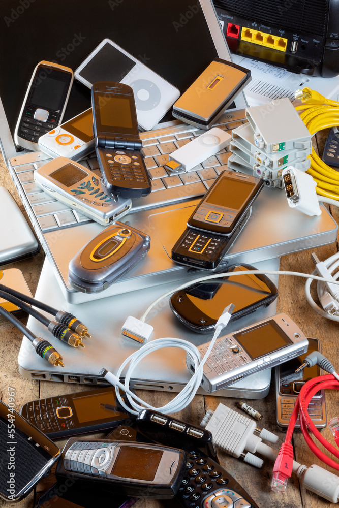 Old out of date technology. Electrical items no longer of any use ...