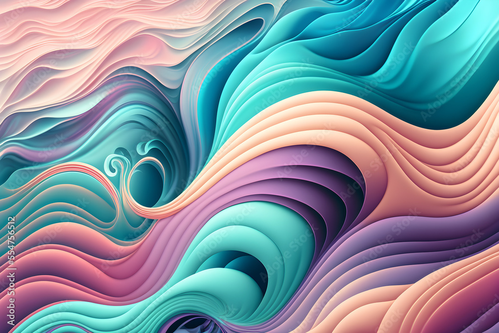 Abstract Ocean Wallpaper