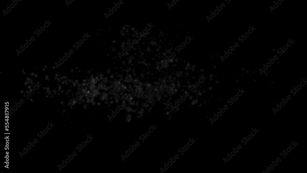 Particles Moving Background. fast energy flying wave line with flash ...