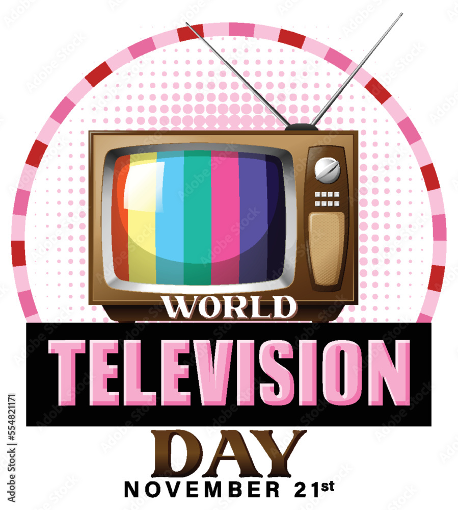 World television day poster design Stock Vector | Adobe Stock