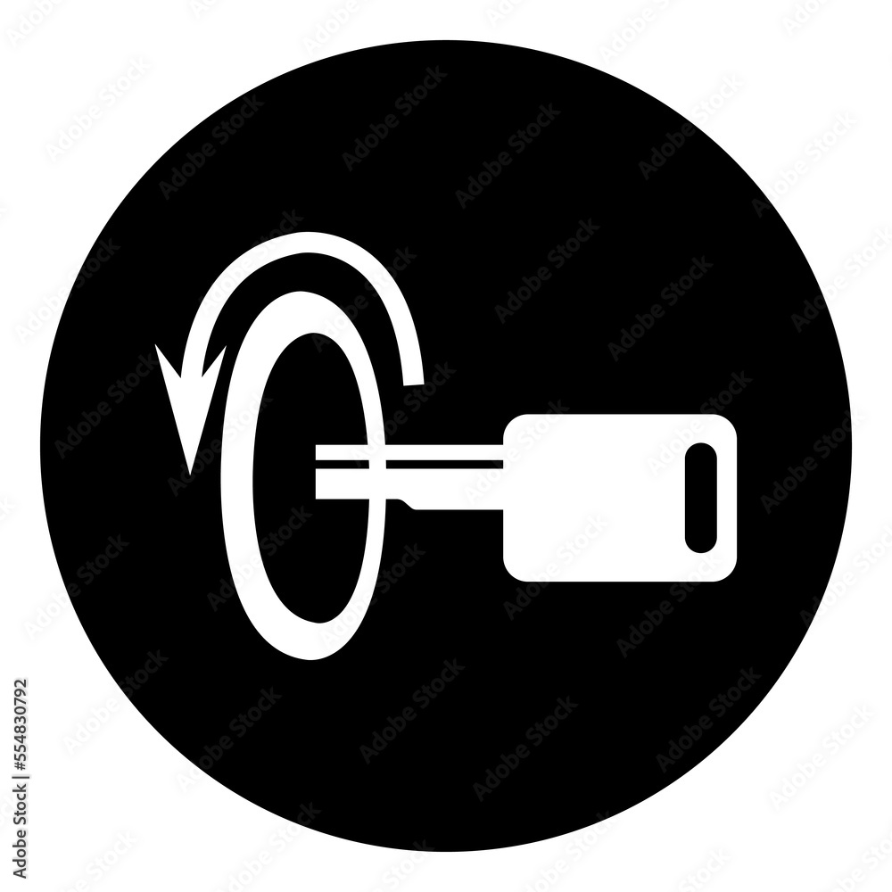 Switch Off Engine Symbol Sign, Vector Illustration, Isolate On White ...