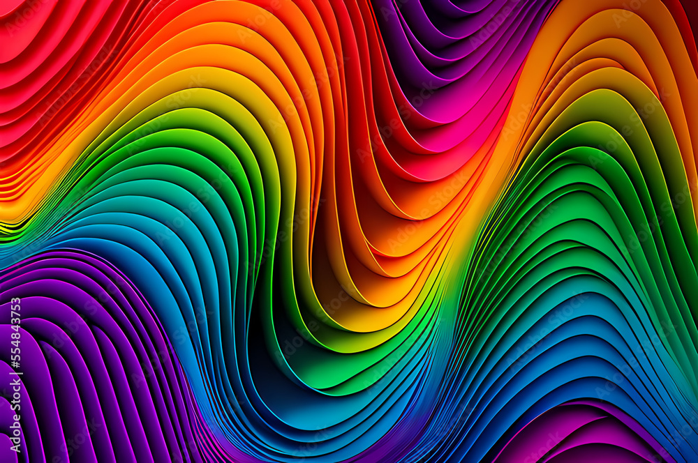 Seamless Abstract Colorful Design, texture, curvy and artistic ...