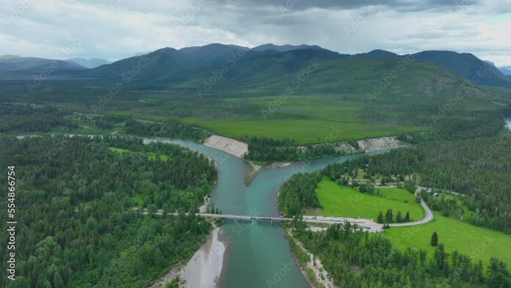 Blankenship Bridge Near The Confluence Of North Fork And Middle Fork Of ...