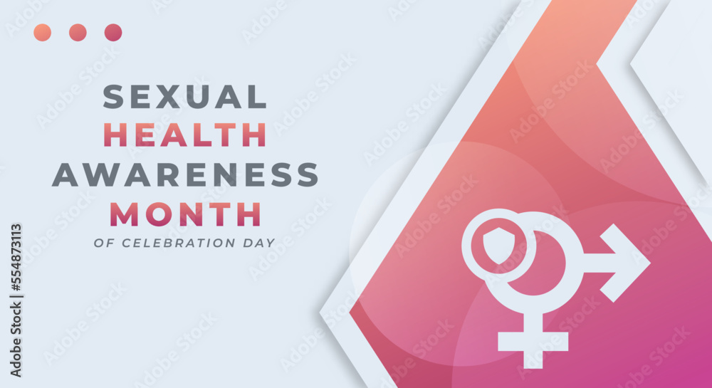 Happy Sexual Health Awareness Month Celebration Vector Design ...