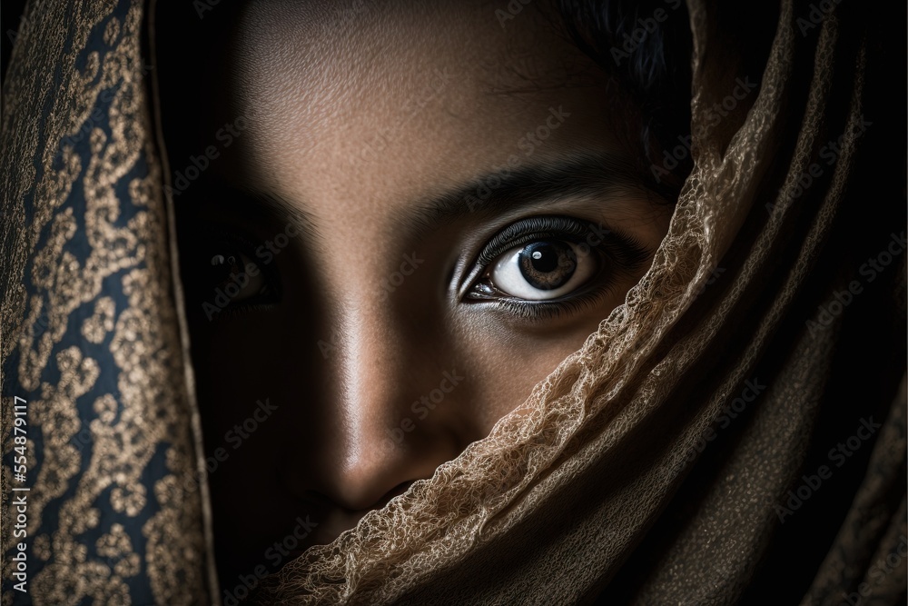 Arabic Eyes Veil