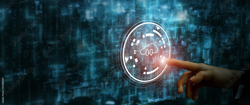 Cloud computing for digital transformation. Heavy computing power ...