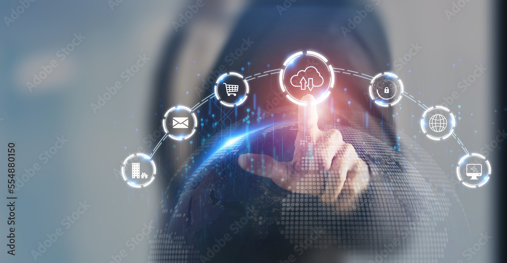 Cloud computing for digital transformation. Heavy computing power ...