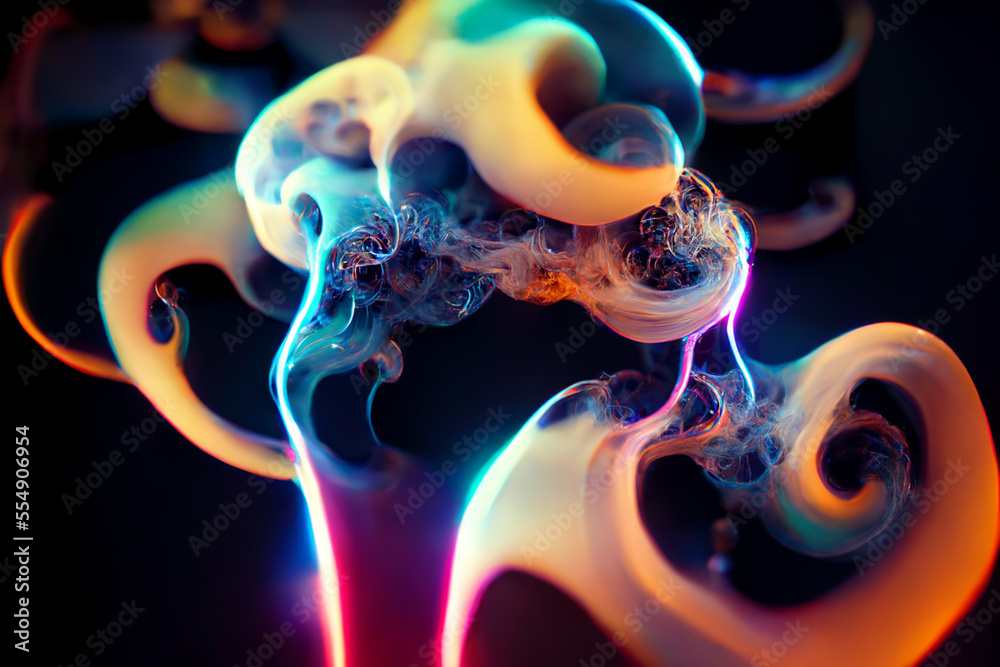 Visualizing insanity of creation and the human psyche. Psychedelic ...