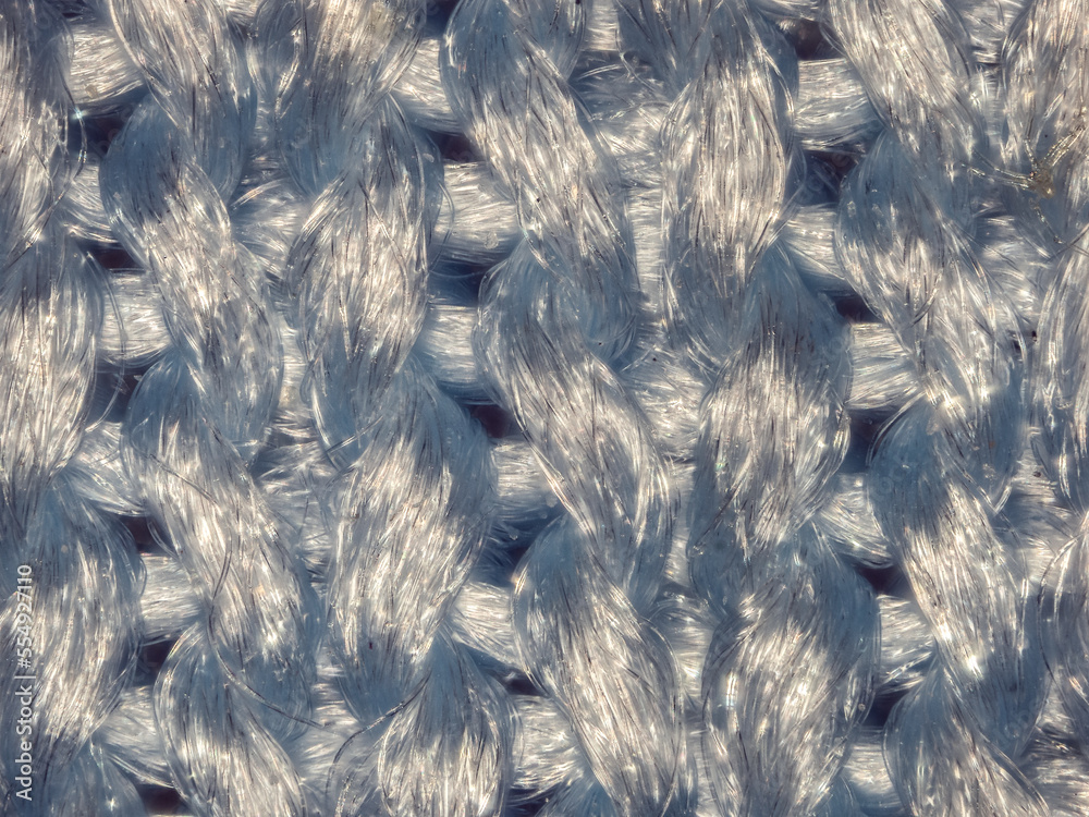 micro photograph of a microfiber cloth - with optical microscope (epi ...