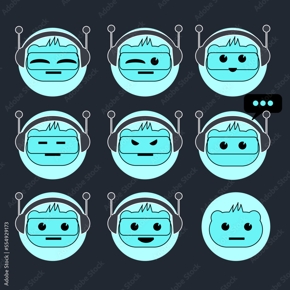 Chatbot icon. CHAT GPT, Artificial intelligence program. Bot sign ...