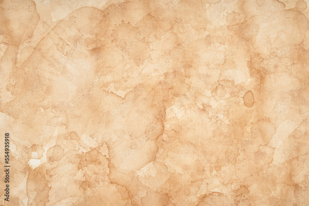 Watercolor autumn texture background. Orange and yellow abstract ...
