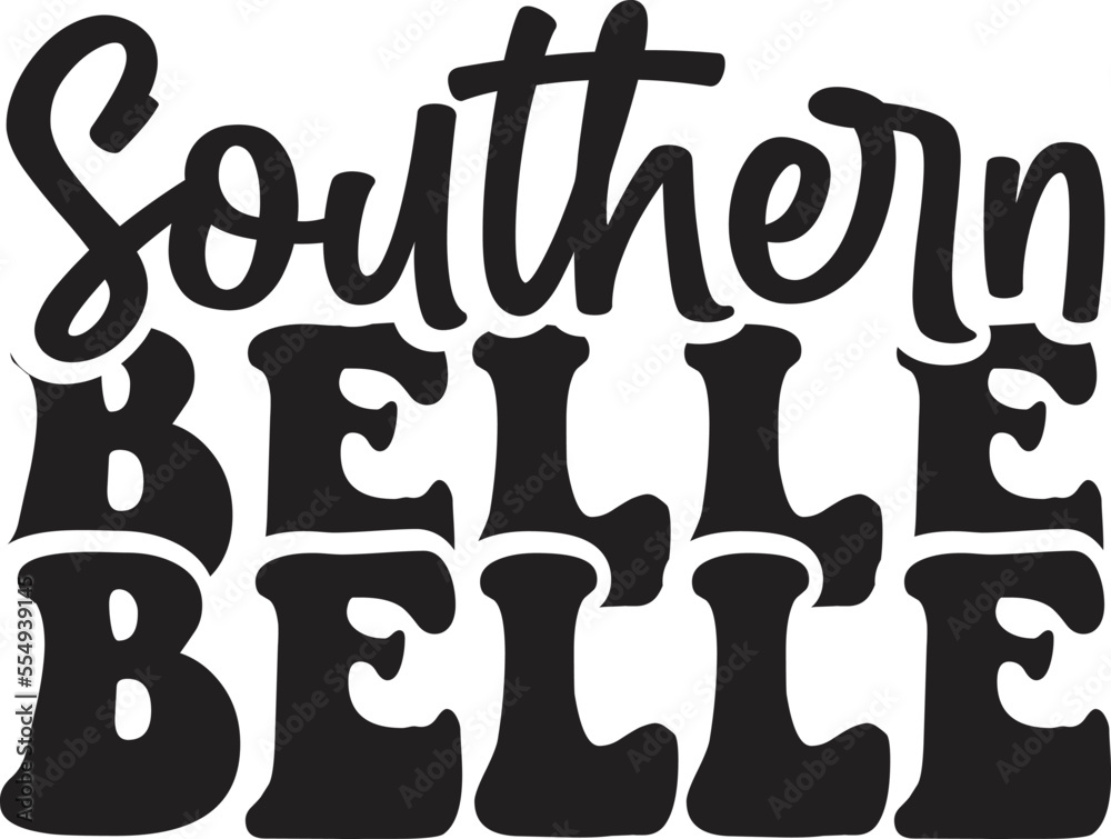 Southern Belle SVG Stock Vector | Adobe Stock