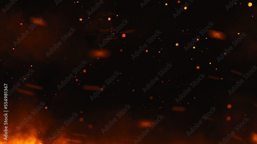 Red fire embers particles texture overlays . Sparkle burn effect on ...
