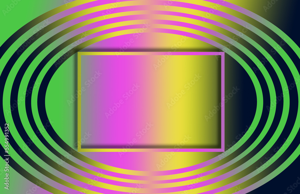 colorful background with shrinking ellipses, in the middle of the frame ...