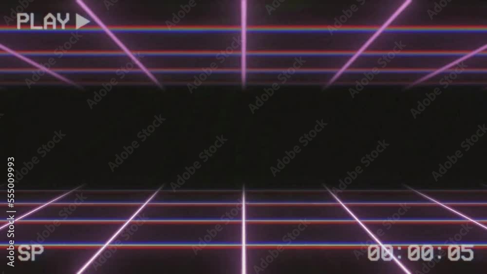 VHS 90s animation glitch, Reverse sign, arrow sign, VHS noise texture ...
