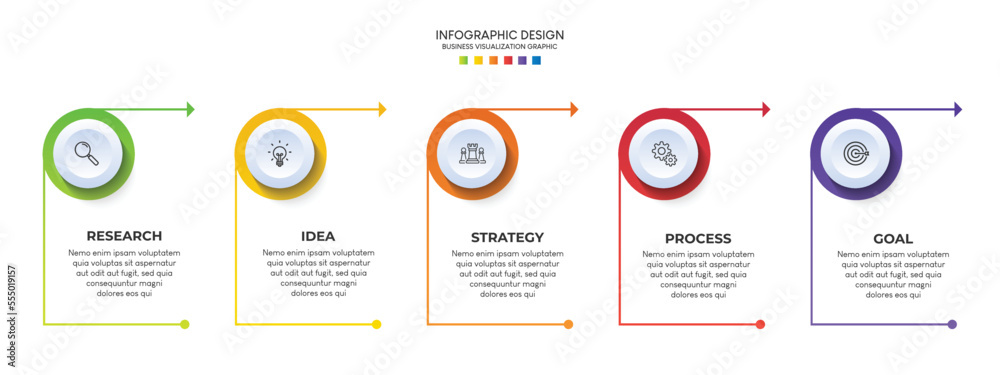 Steps business data visualization timeline process infographic template ...
