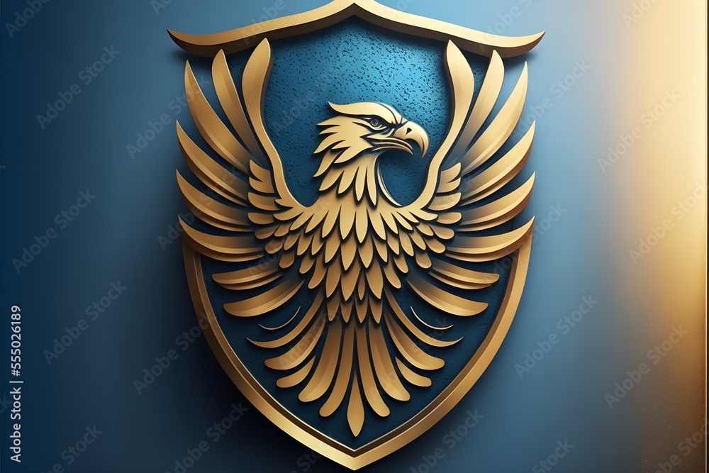 High quality illustration of a eagle, for logo and icons Stock ...