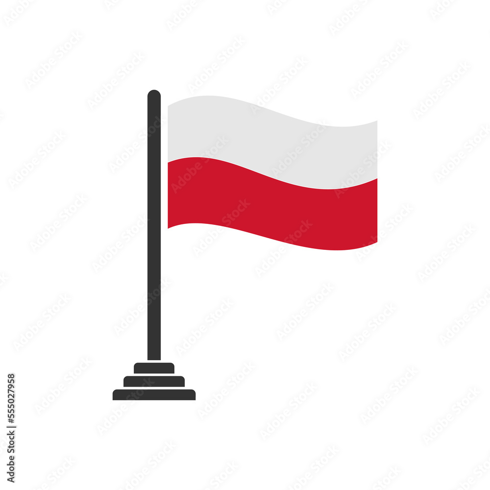 Poland flag icons set, poland flag vector set sign symbol of ...