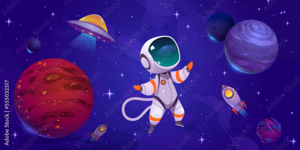 Floating Objects In Space