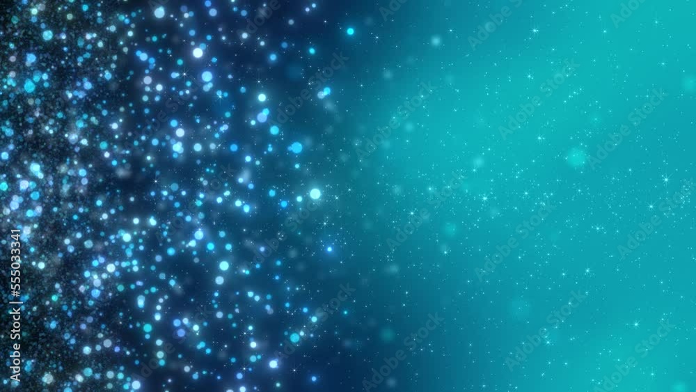 Sparkling blue gradient background. Loop animation for portrait screen ...