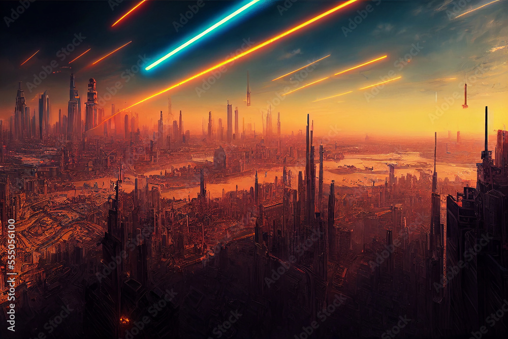 Coruscant Sunset