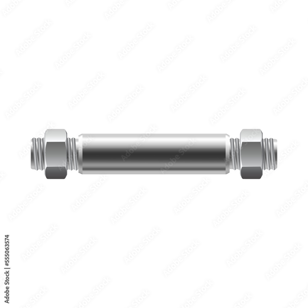 Pipe Screw Realistic Composition Stock Vector | Adobe Stock