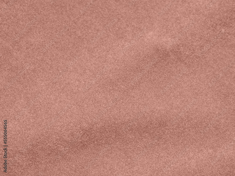 rose gold color velvet fabric texture used as background. Empty pink ...
