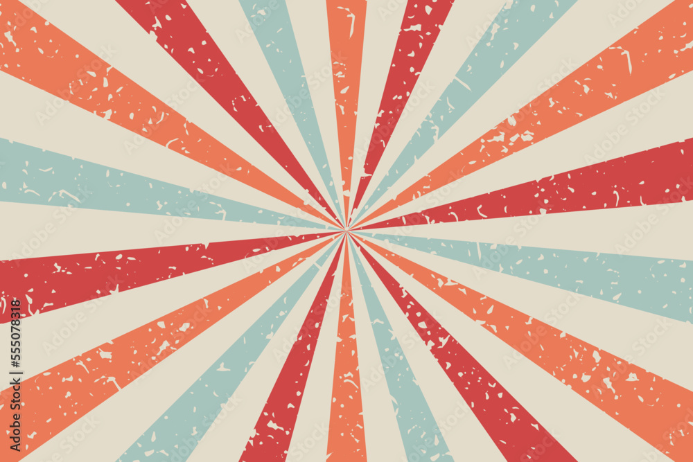 Classic retro burst background. vintage ray backdrop and wallpaper ...