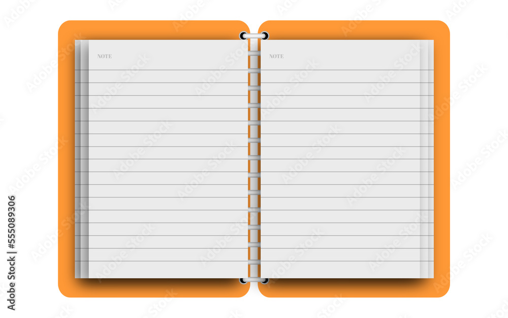 Blank notebook pages Png illustration useful for your creativity and ...