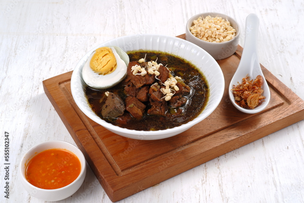 Rawon is Beef Black Soup Originally from East Java, Indonesia.served ...