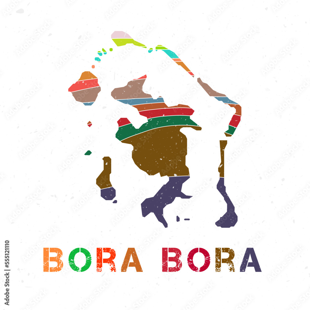 Matira Beach Bora Bora Map