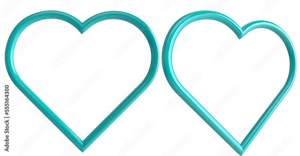 Hearts realistic decoration Transparent PNG. Romantic Symbol of Love ...