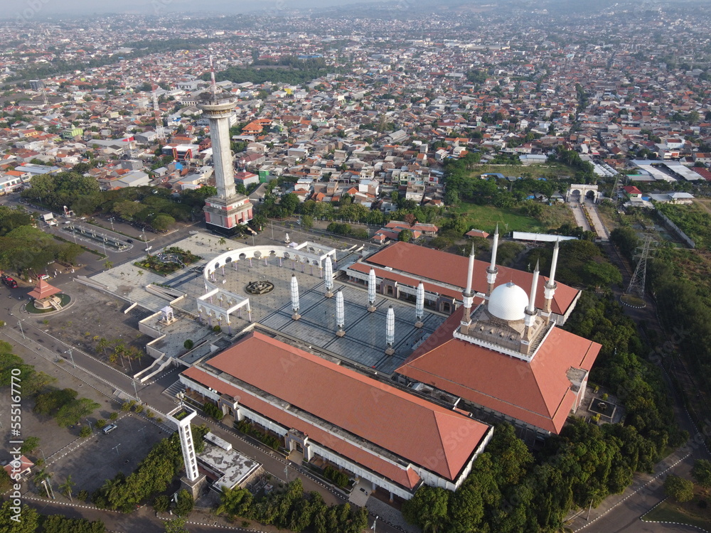 Zdjęcie Stock: The beauty of the great mosque of Central Java, Semarang ...