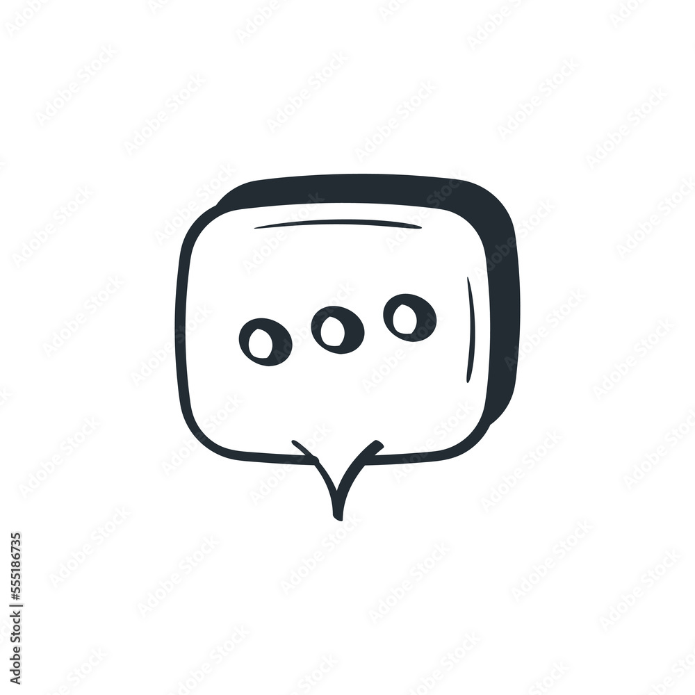 Speech bubbles symbol for chat on social media icon isolated background ...