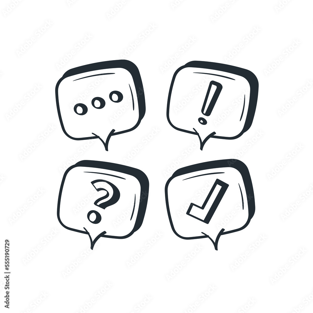 Speech bubbles symbol for chat on social media icon isolated background ...