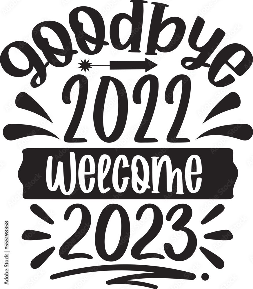 happy new year SVG bundle, happy new year 2023 SVG bundle, Canvas ...