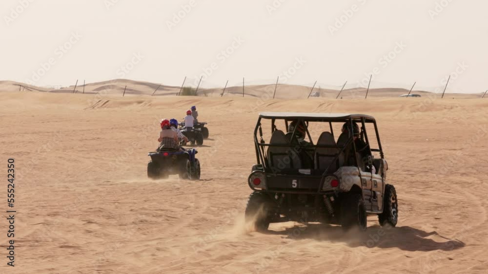 Organized desert safari dune bashing in Dubai, United Arab Emirates ...