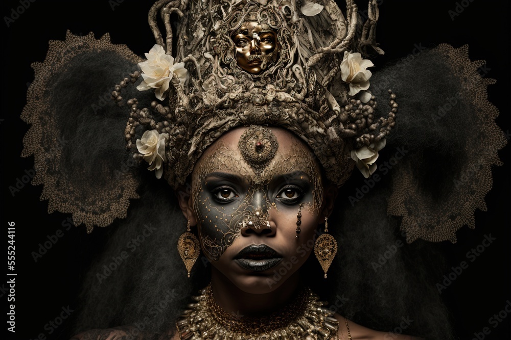 Voodoo Queen Makeup