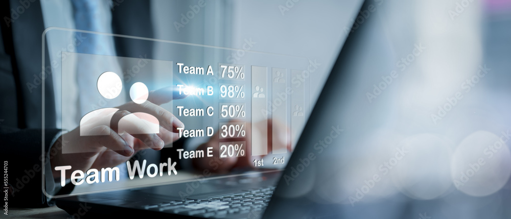 Foto de Team performance and effectiveness assessment. project ...