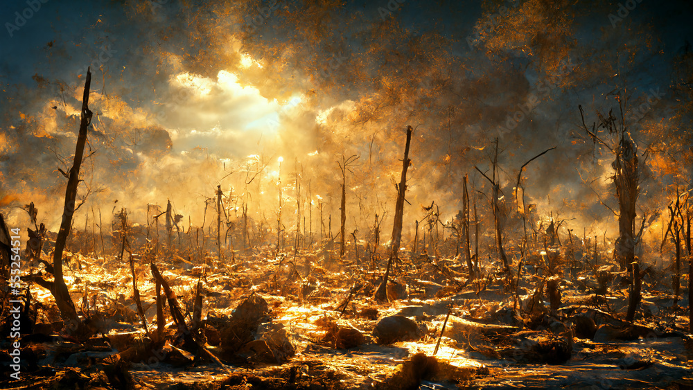 ファンタジー系リアル調の高解像度背景 Stock Illustration | Adobe Stock