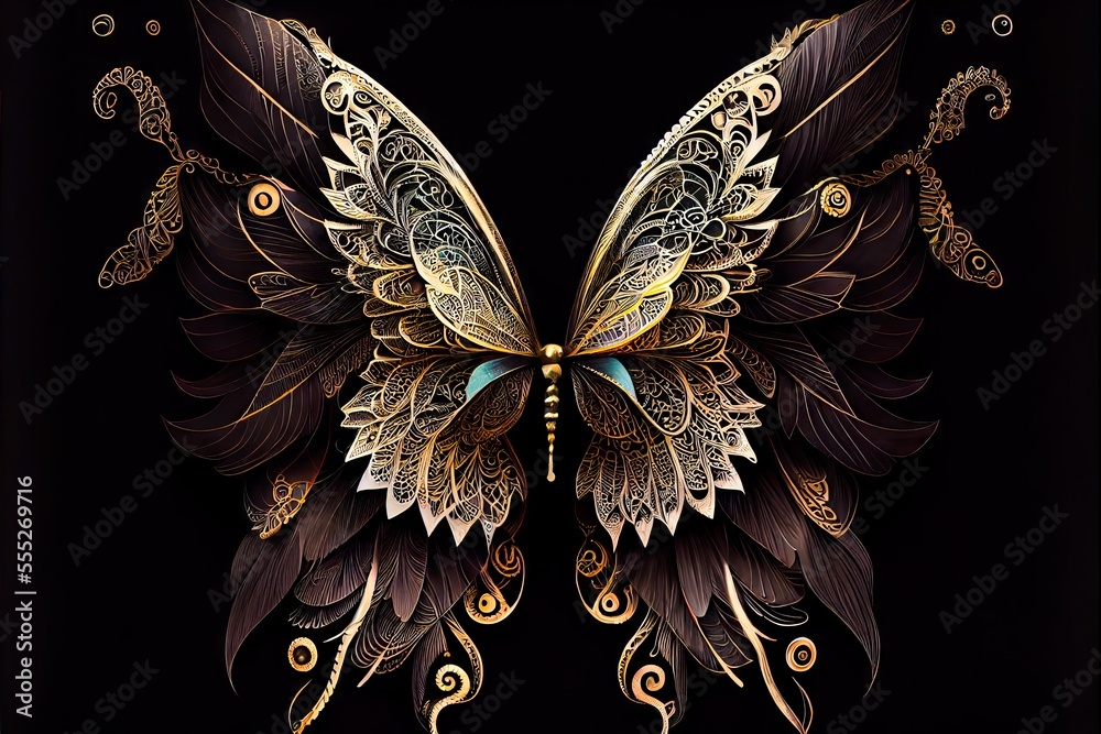 Photoshop overlays set to screen fairy wings drag and drop angel wings ...