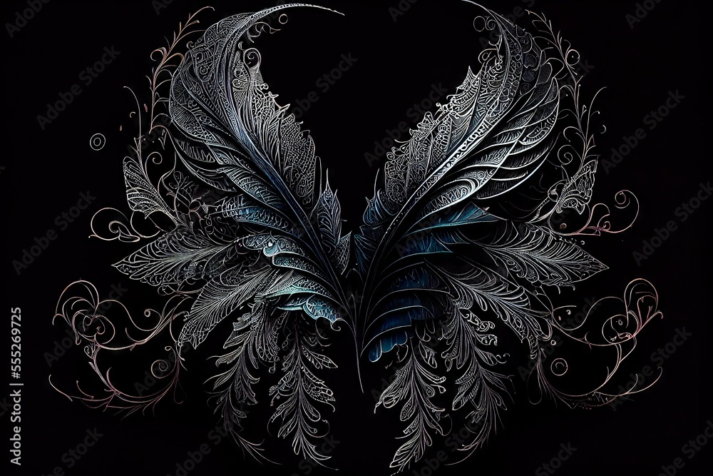 Photoshop overlays set to screen fairy wings drag and drop angel wings ...