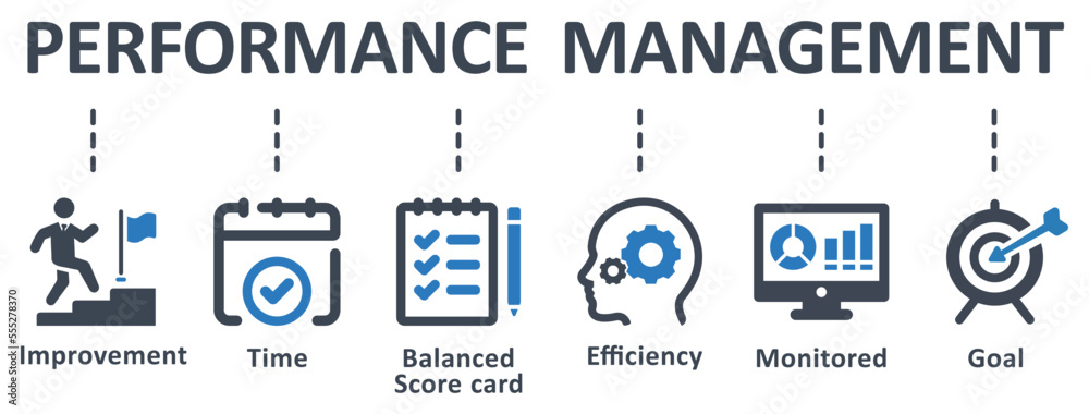 Performance Management icon - vector illustration . performance ...