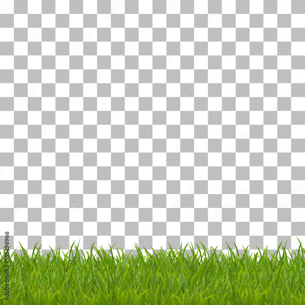 Grass horizontal frame on bottom Stock Vector | Adobe Stock