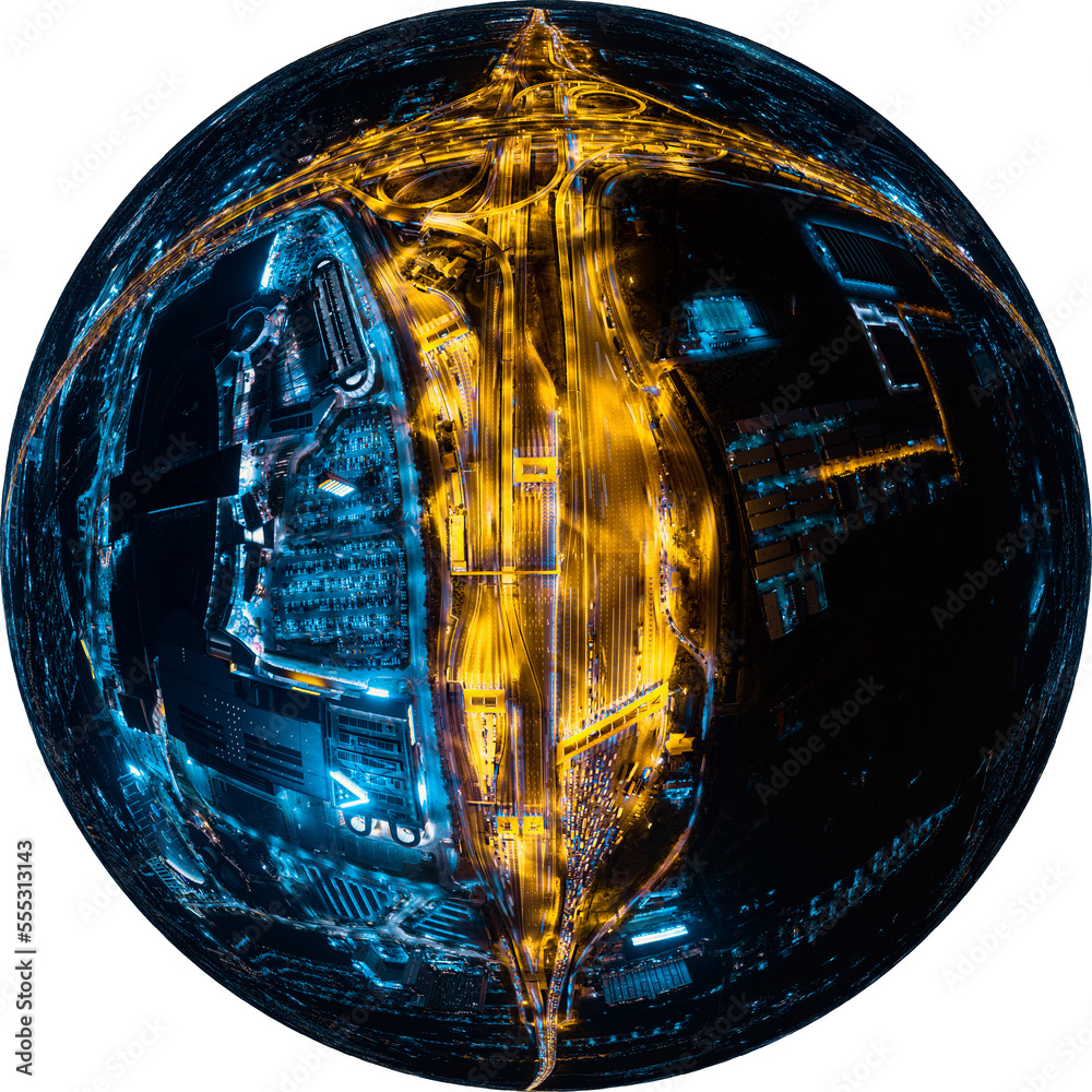 360 Degree Spherical panorama of Cars Passing Through The Automatic ...